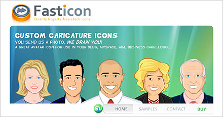 Statt Fotos: Karrikatur von Fast Icon - joachimott journal