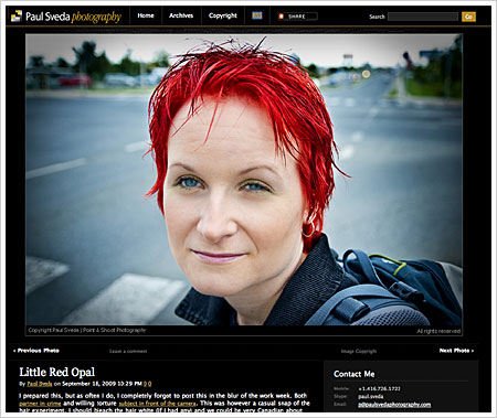 Foto-Website eines Profis: Paul Sveda - joachimott journal